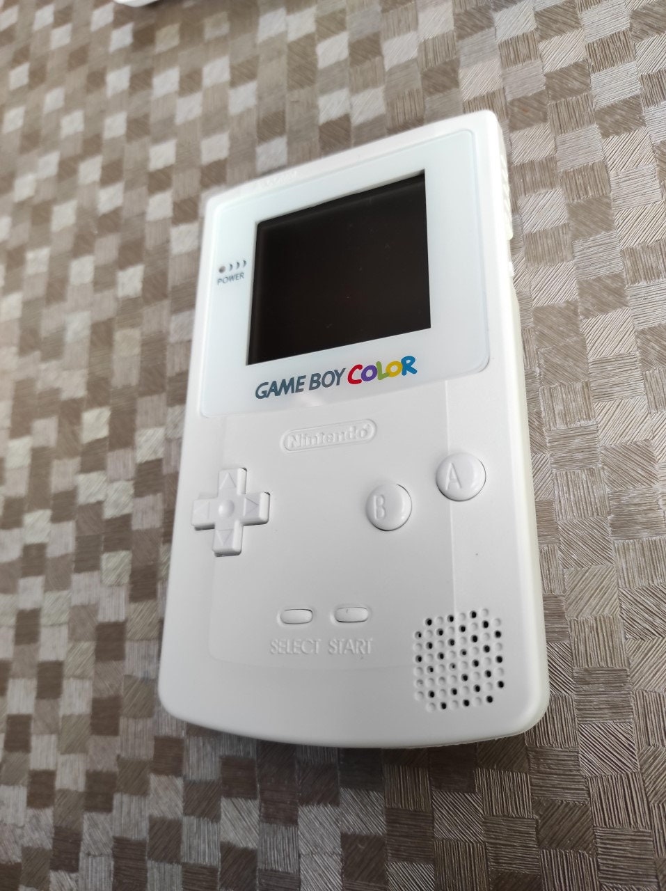 Gameboy Color (GBC) - White Shell With White Glass Lens - Mint ...