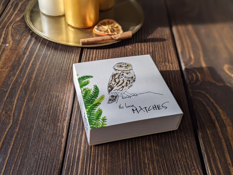 The Long Owl Matches Decorative Box Matchsticks Match Bird - Etsy