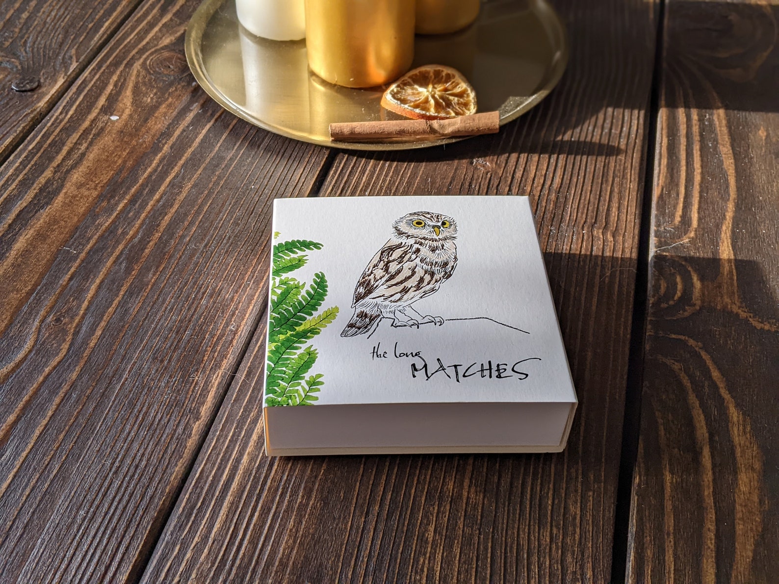 The Long Owl Matches Decorative Box Matchsticks Match Bird - Etsy