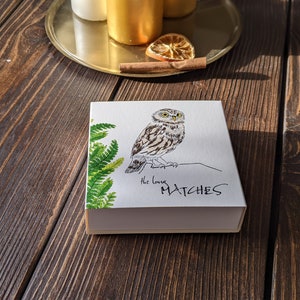 The Long Owl Matches, Decorative Box, Matchsticks, Match, Bird Matches ...