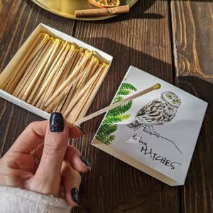 The Long Owl Matches, Decorative Box, Matchsticks, Match, Bird Matches ...
