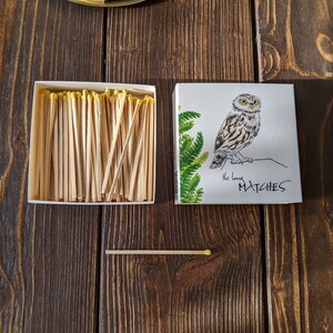 The Long Owl Matches, Decorative Box, Matchsticks, Match, Bird Matches ...