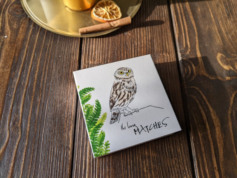 The Long Owl Matches Decorative Box Matchsticks Match Bird - Etsy