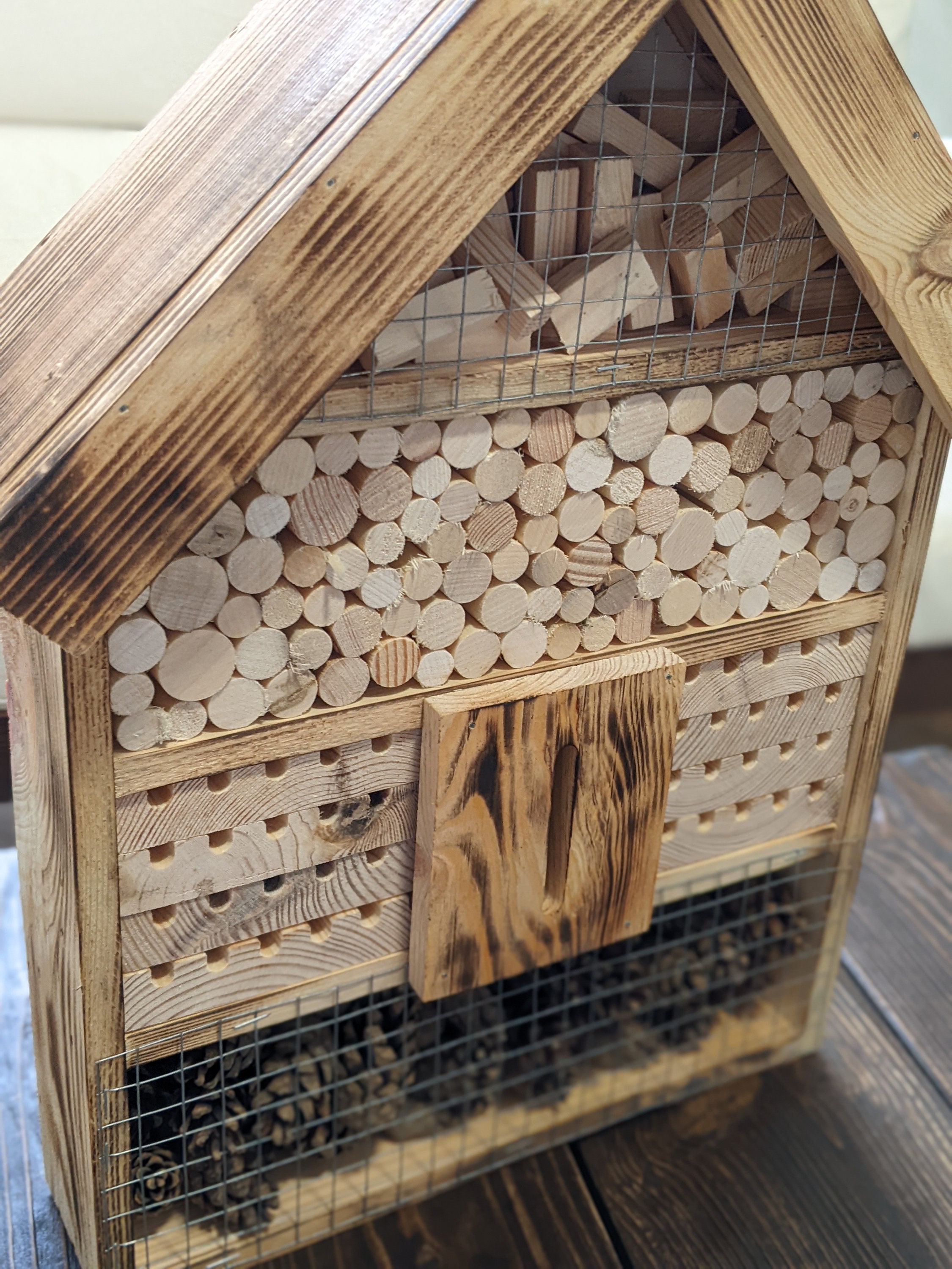 LARGE Bees House, Insect Hotel, Wooden House,ecological House for ...