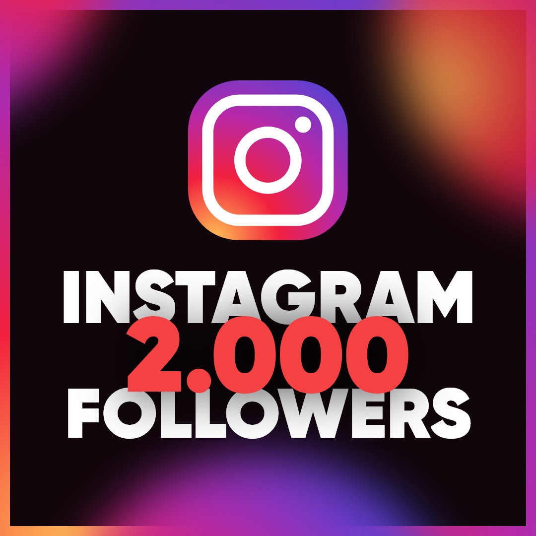 2000 Instagram Followers - Etsy