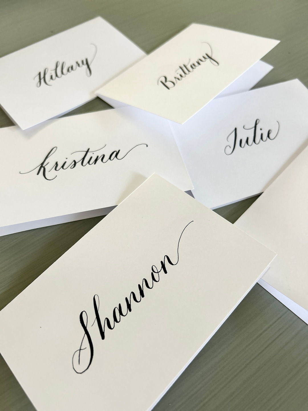 Custom Calligraphy Cards With Envelopes - Etsy