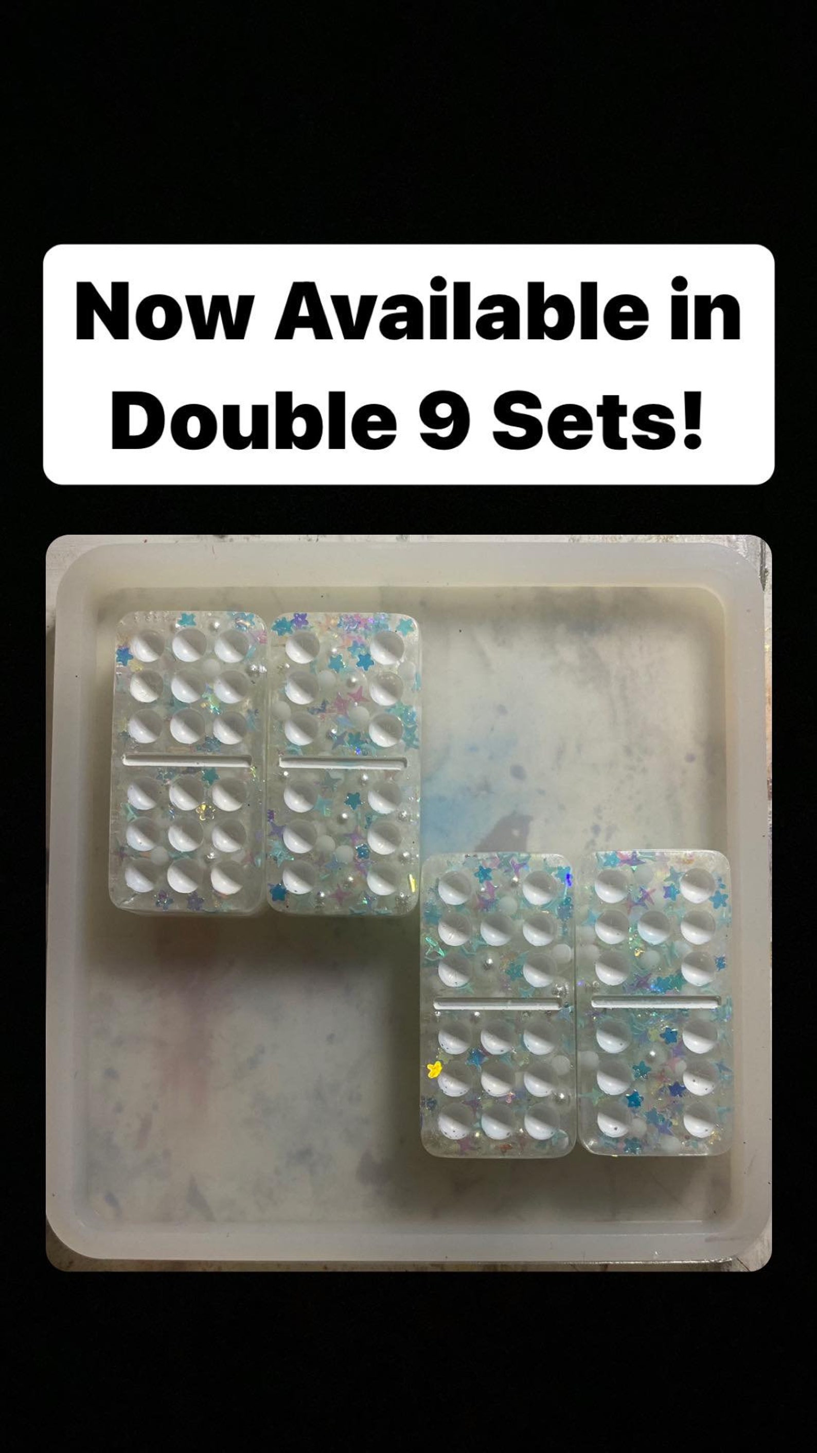 Glitz and Pearl Domino Set | Double 6 & Double 9 Domino Sets ...