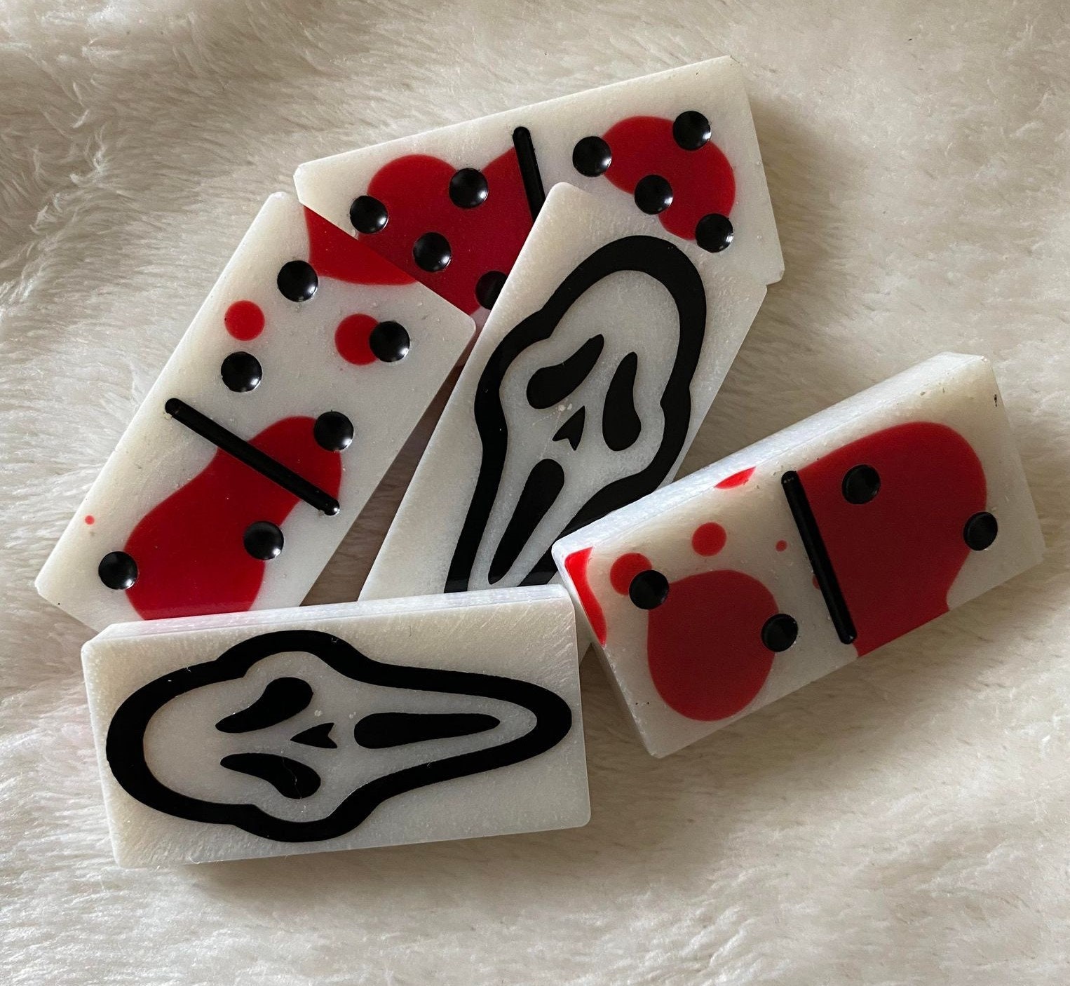 There Will Be Blood Domino Set Double 6 & Double 9 Domino Sets ...