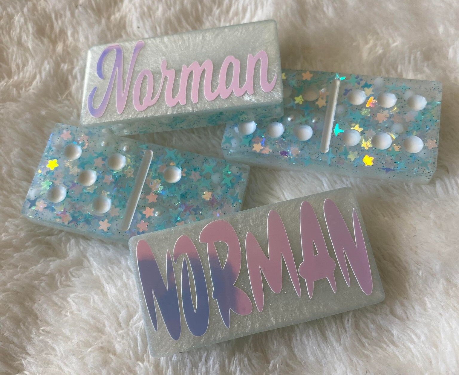 Glitz and Pearl Domino Set | Double 6 & Double 9 Domino Sets ...