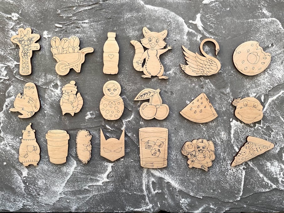 18 Badge Reel Glowforge SVG Files, Laser Ready Files, Budges File ...