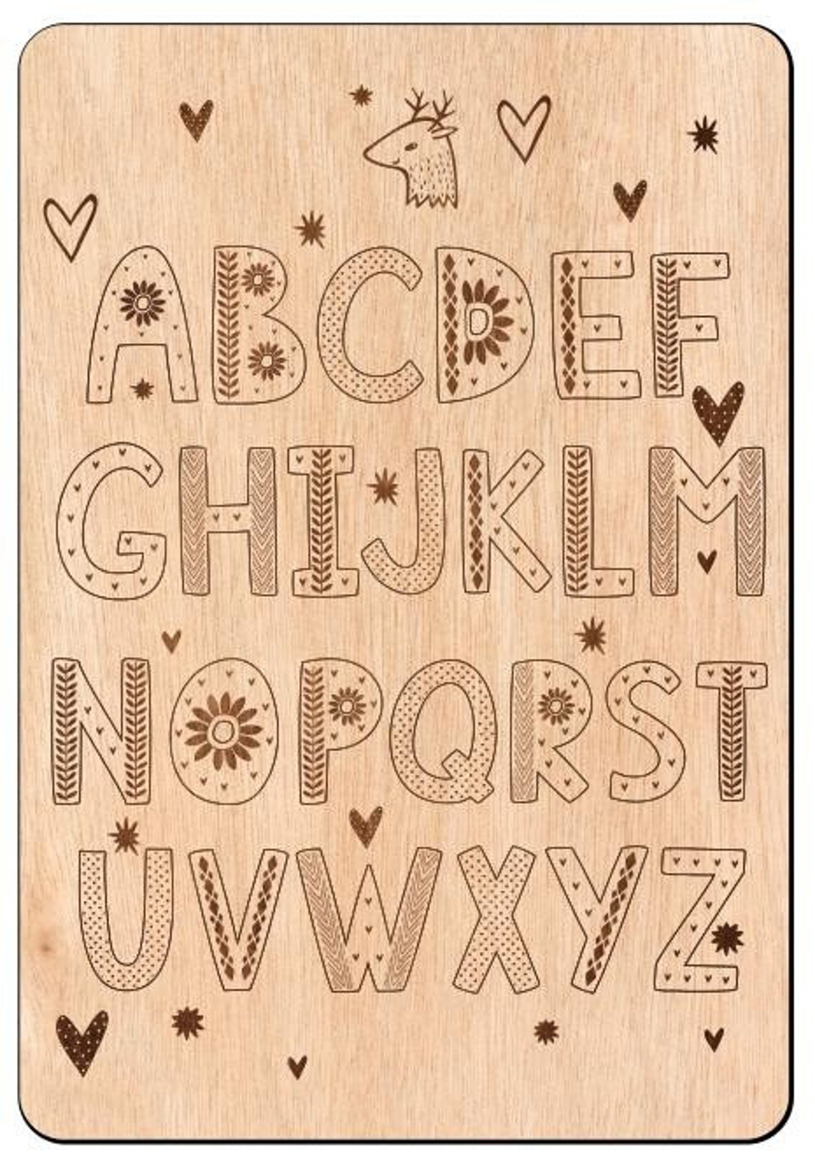 Puzzle Alphabet Laser Cut Files Alphabet Puzzle for Toddler Digital Cut ...