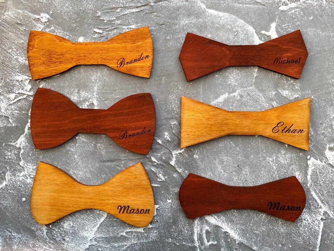 Wooden Bow Tie, Dxf File, Vector DXF, SVG Files, CNC, Laser Cut Files ...