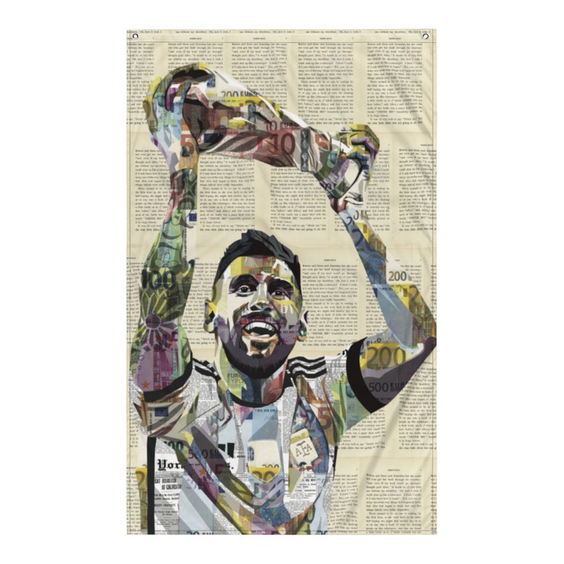 Lionel Messi Fabric Wall Hanging Tapestry Decor for Room - Etsy