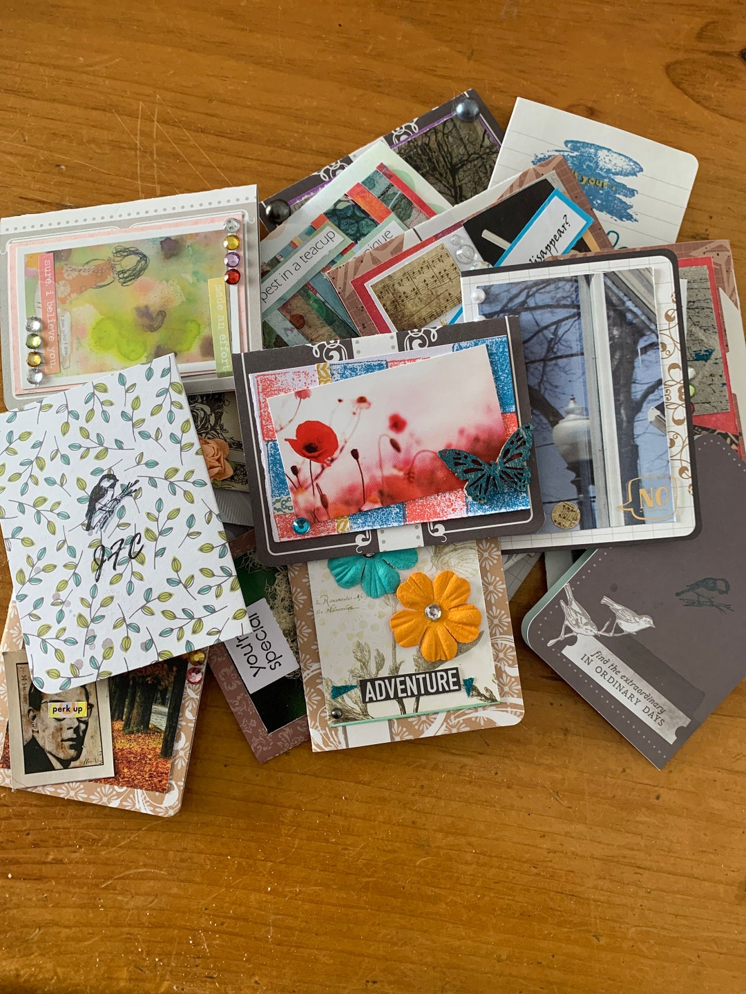 Mini Greeting Cards - Etsy