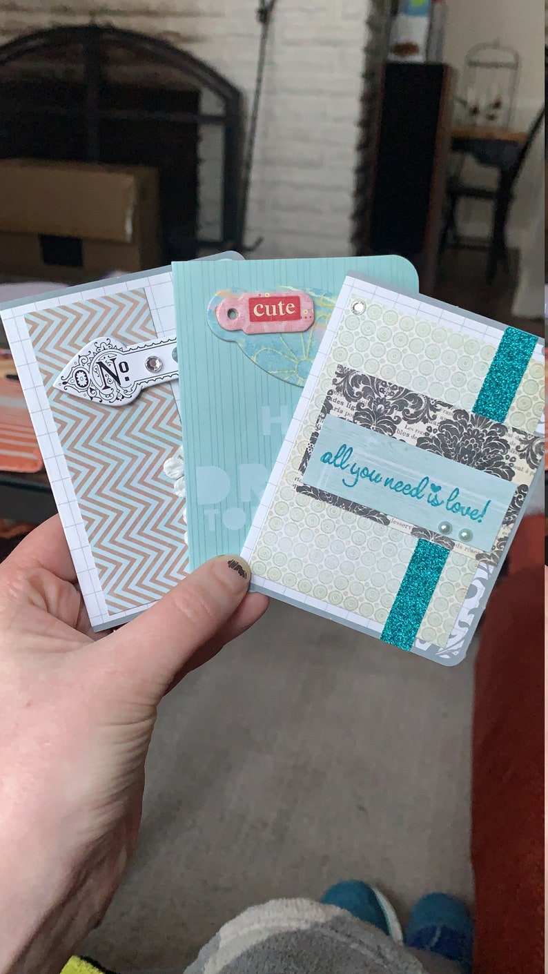 Mini Greeting Cards - Etsy