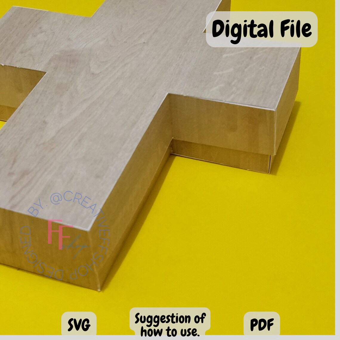 Cross Box SVG, Religious Box SVG. Box Template Svg, Cricut, Silhouette ...