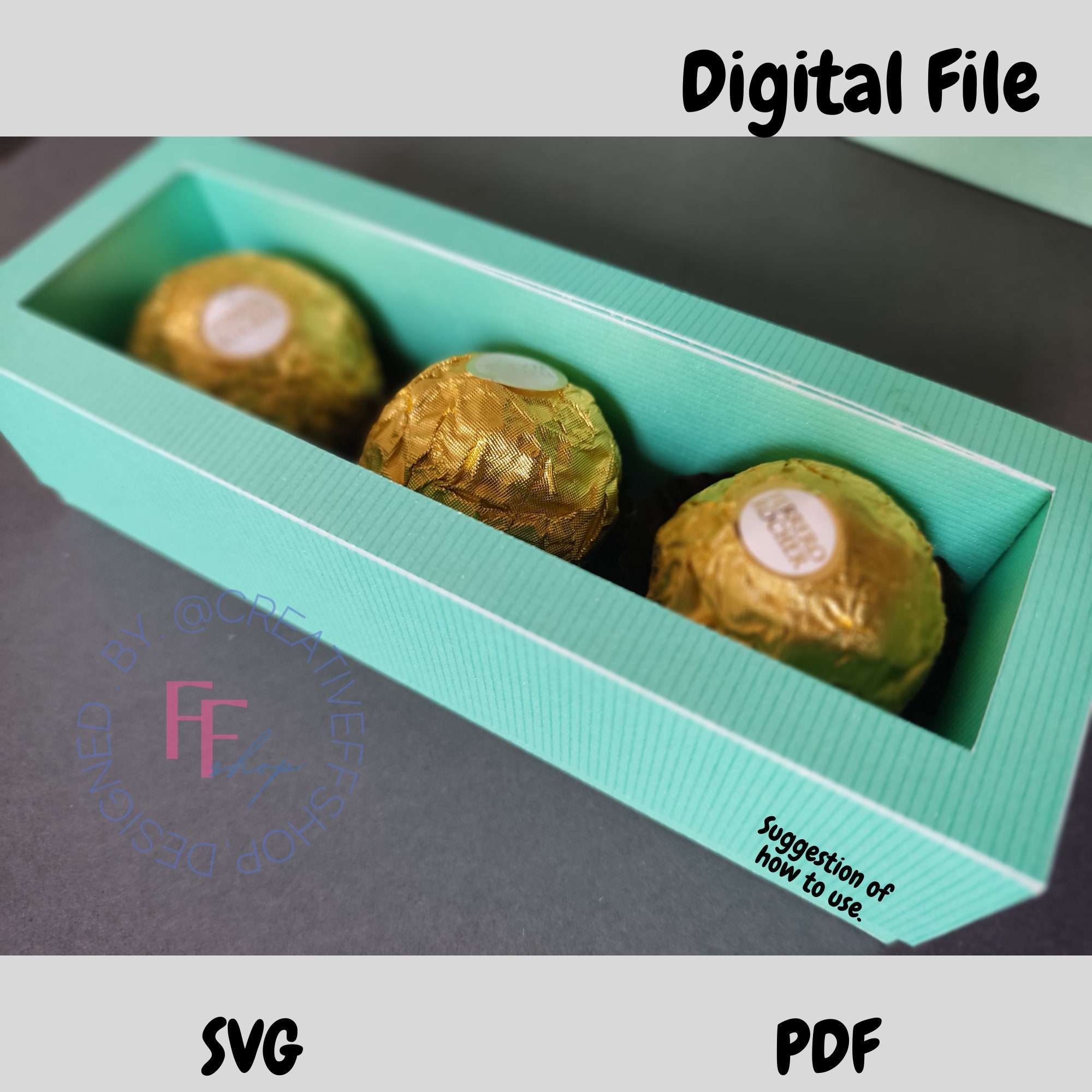 Treat Box With Window Instant Download Cricut Box Template - Etsy