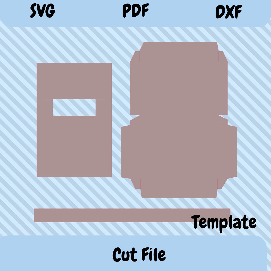 Gift Card Box Svg, Box Svg, Box Template Svg, Svg, Gift Box Svg ...