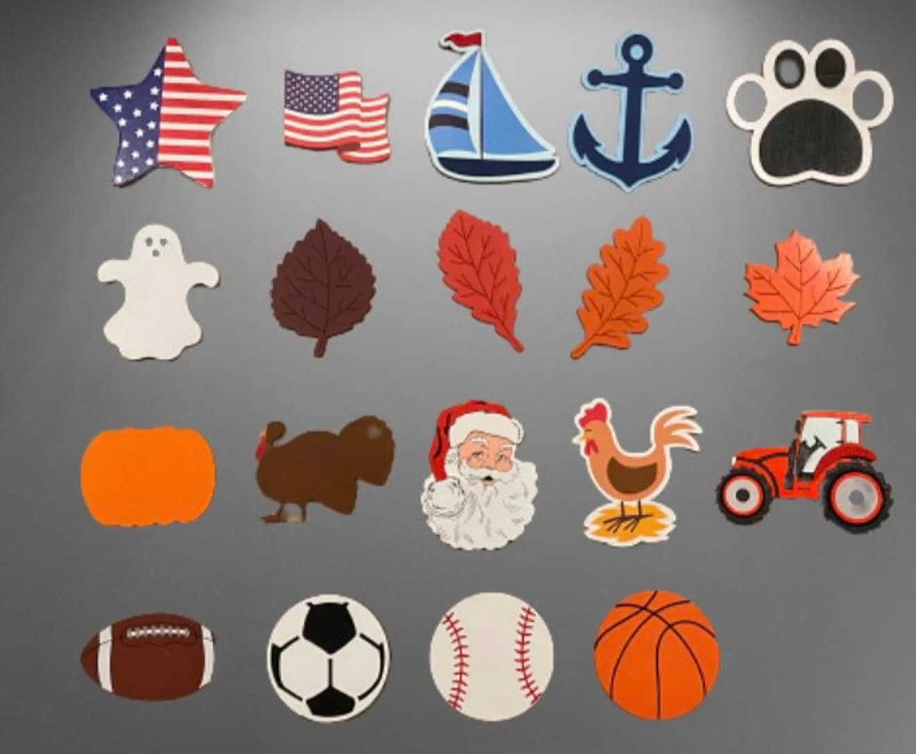 Interchangeable Door Hanger Pieces, Wooden Door Pieces, Interchangeable ...