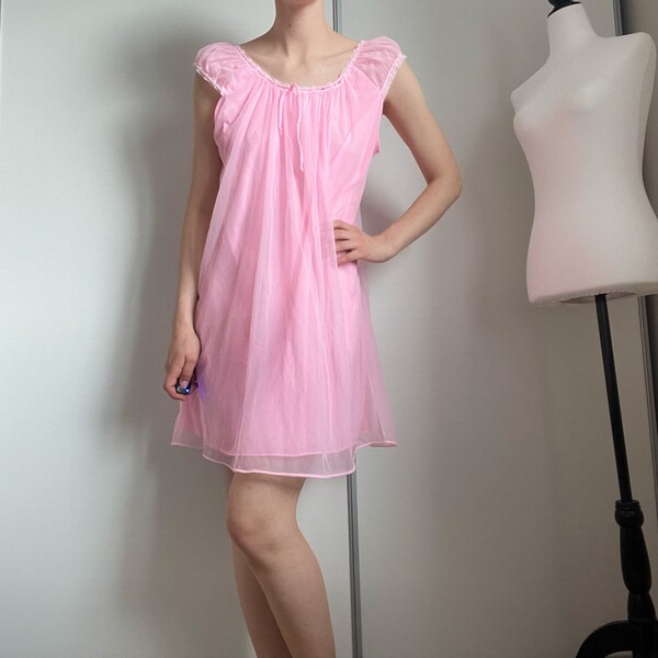 Pink Negligee - Etsy
