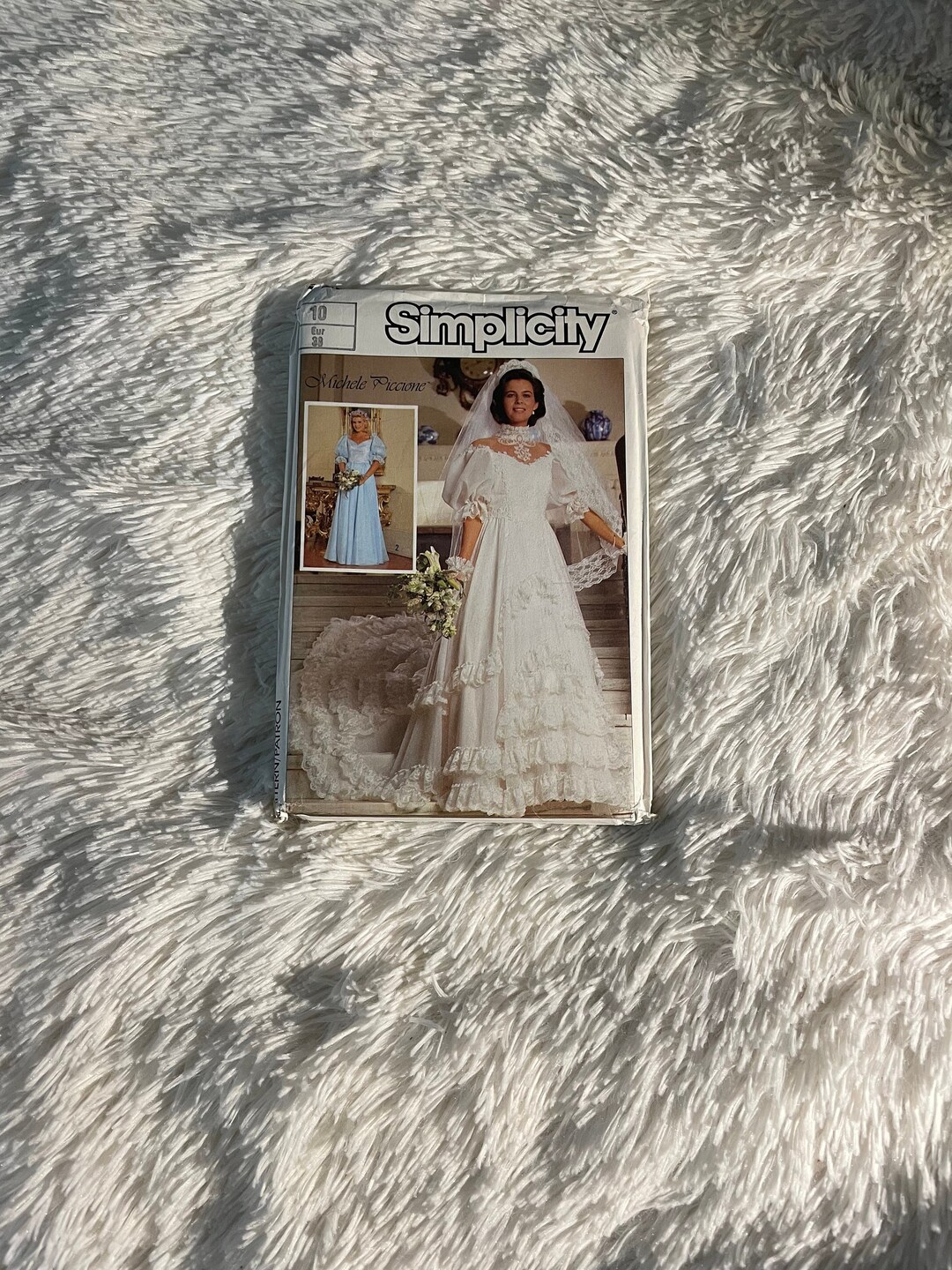 Simplicity 7259 Michele Piccione Wedding Dress Bridal Gown - Etsy