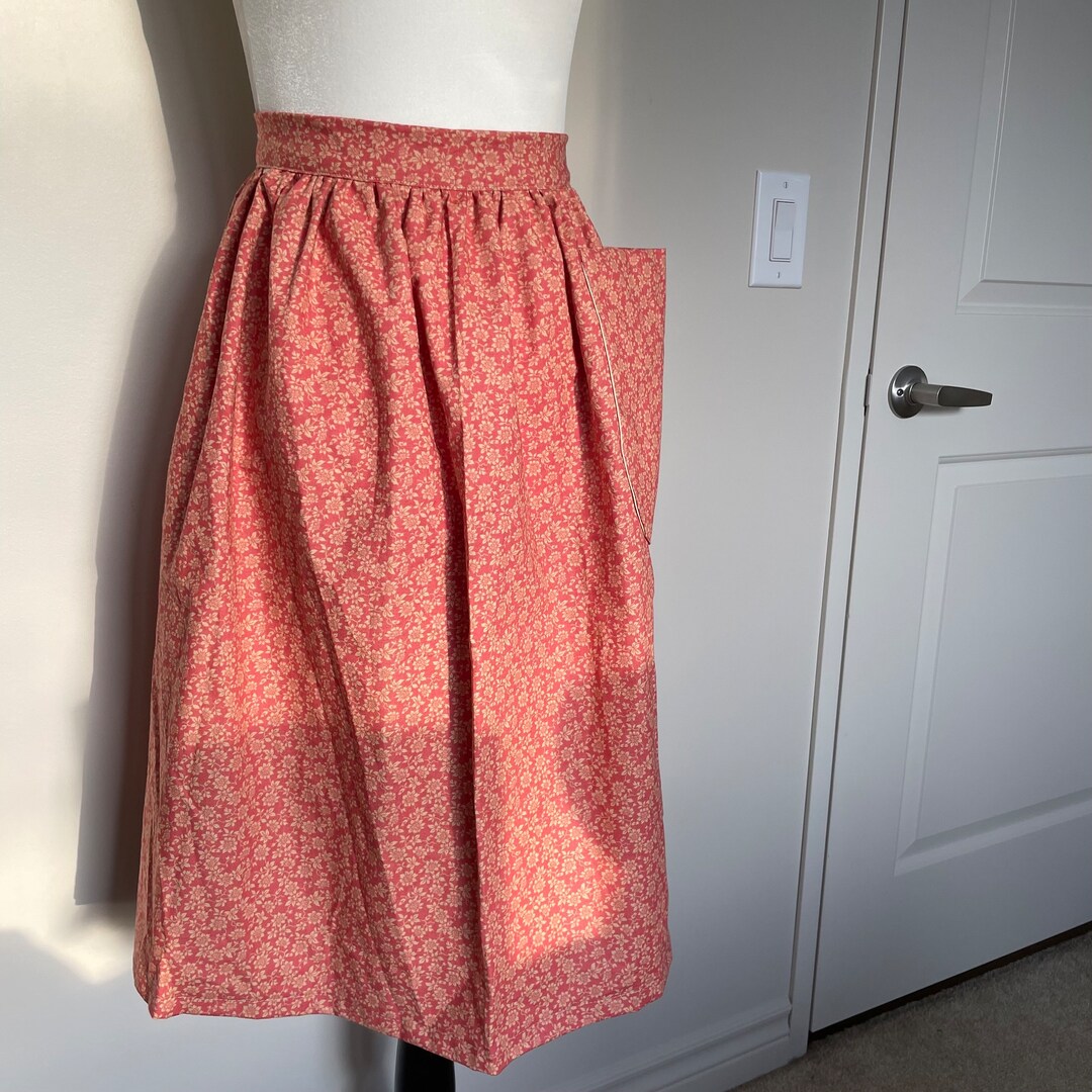Prairie Half Apron for Women | Old Fashioned Style | Cotton | Antique ...