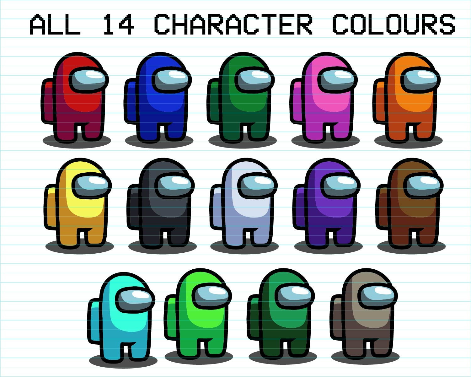 Among Us Character SVG Among Us SVG Bundle Among Us Shirt - Etsy