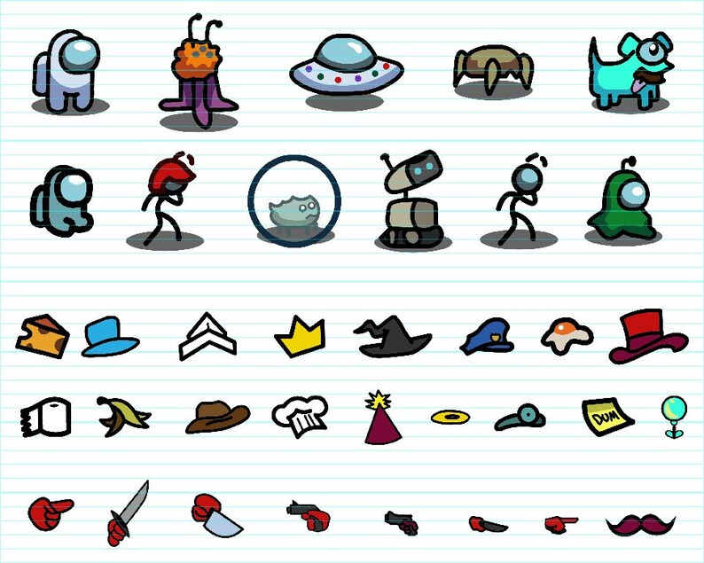 Among Us SVG Bundle Among Us Character SVG Among Us Shirt - Etsy