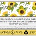 Sunflowers Bulletin Board Border Printable Classroom Board Trim Summer ...