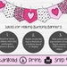 Hot Pink Leopard Print Bulletin Board Bunting & Borders (digital ...