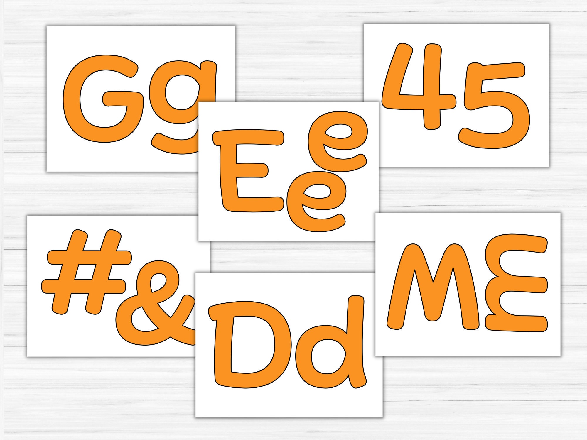 Fall Bulletin Board Border and Orange Letters Printable Fall Classroom ...