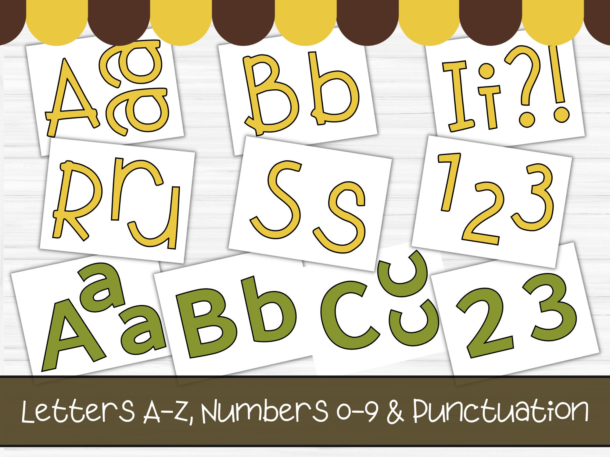 Sunflower Bulletin Board Set Printable Sunflower Themed - Etsy