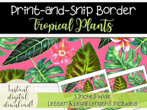 Free Printable Hawaiian Borders
