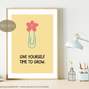 Motivational Classroom Posters: Growth Mindset, Smiley Faces (digital ...