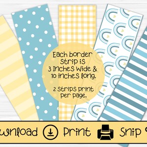 Boho Rainbow Bulletin Board Border Strips: Spring Classroom Decor ...