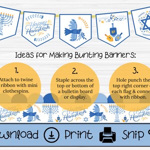 Hanukkah Bulletin Board Theme Set | Printable Happy Hanukkah Borders ...