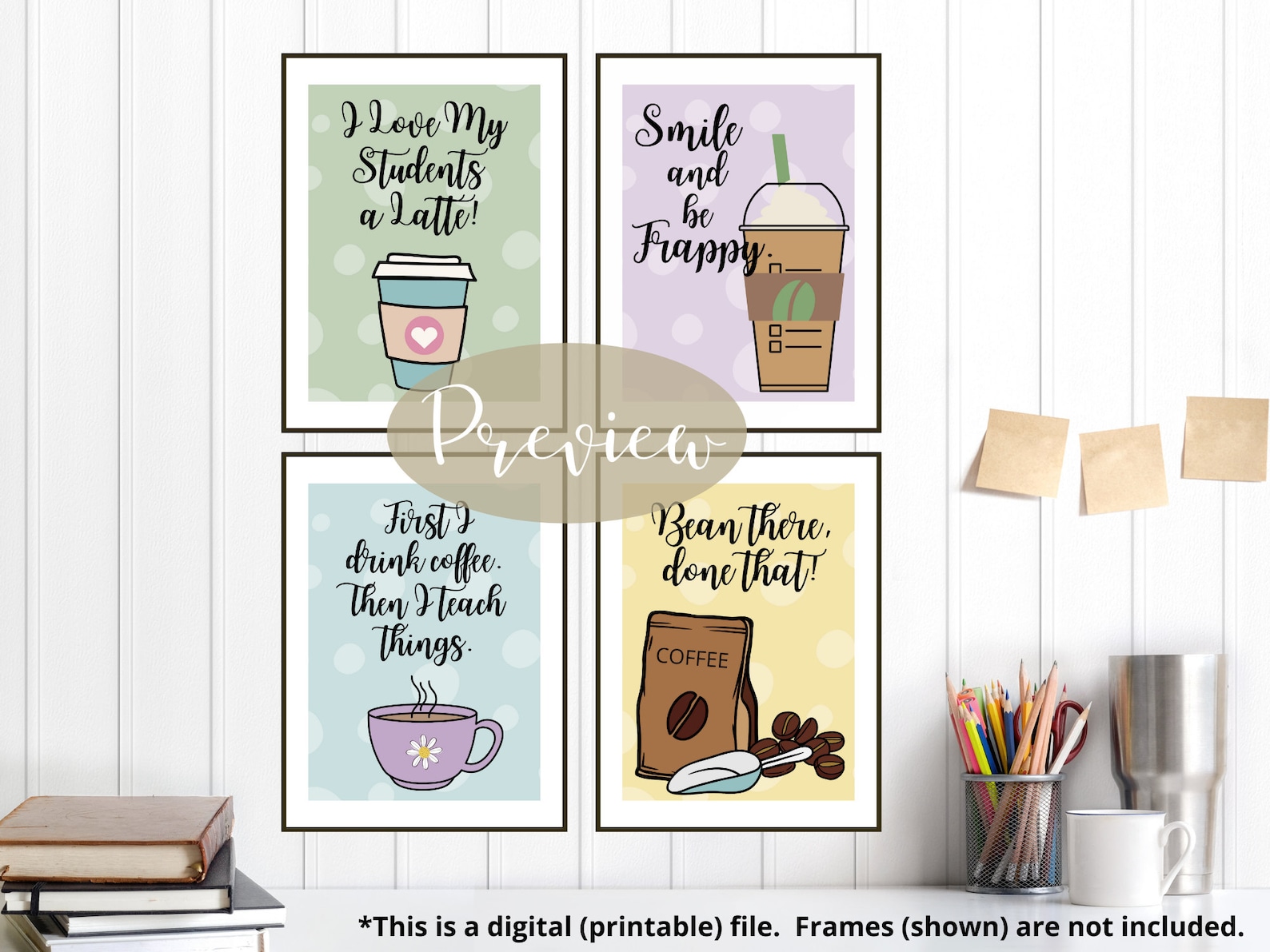 Coffee Poster Prints for Teachers Printable Classroom Poster - Etsy