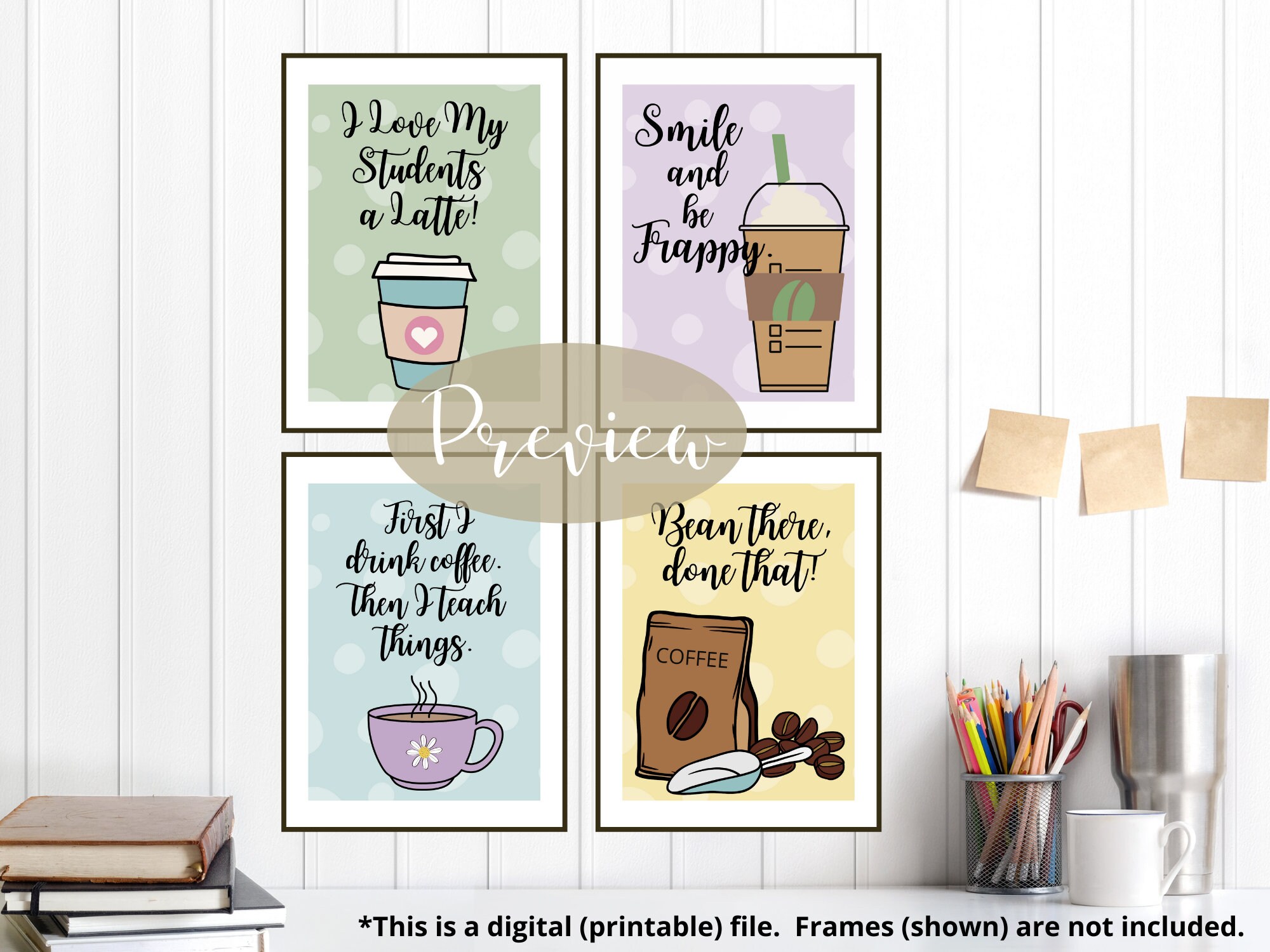 Coffee Poster Prints for Teachers Printable Classroom Poster - Etsy