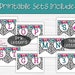 Floral and Polka Dot Bunting Banner Flags Printable Classroom ...