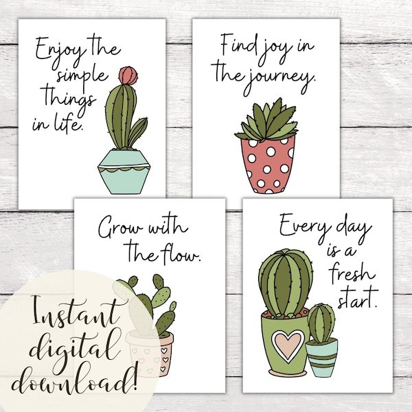 Cactus Classroom Decor - Etsy