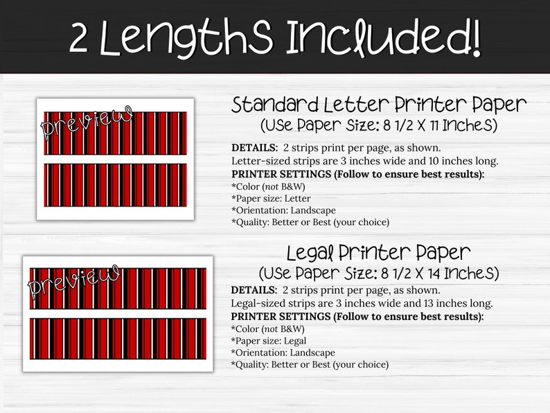 Bulletin Board Border Strips Red, Black & White Striped Trim Printable ...