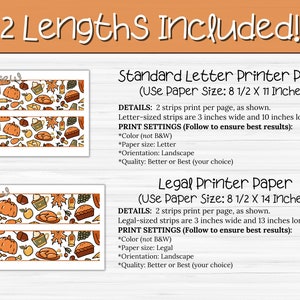 Printable Border for Thanksgiving Bulletin Boards, DIY Fall Signs and ...