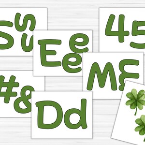 Printable St. Patrick's Day Bulletin Board Set for Teachers, Green 5 ...