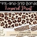 Leopard Print Bulletin Board Border: DIY Printable Trim (digital ...