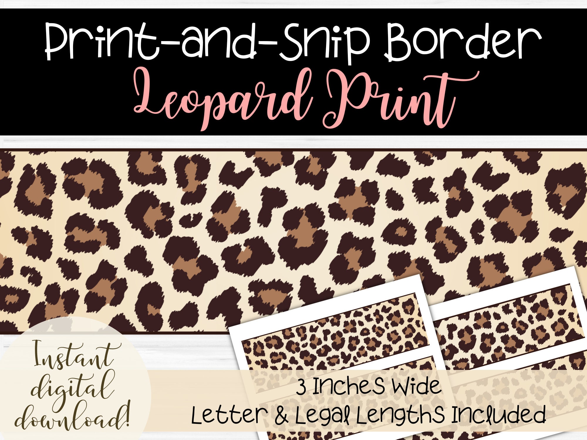 Animal Print Borders