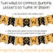 Halloween Bunting Banner Flags | Printable Letters & Numbers | Holiday ...
