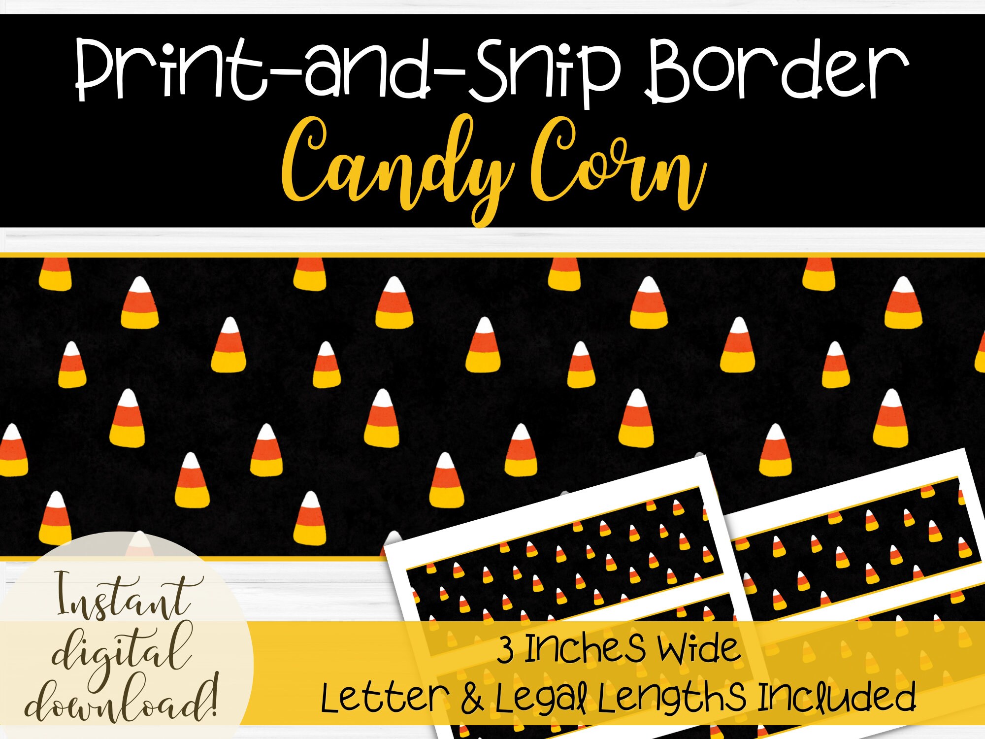 Candy Corn Border