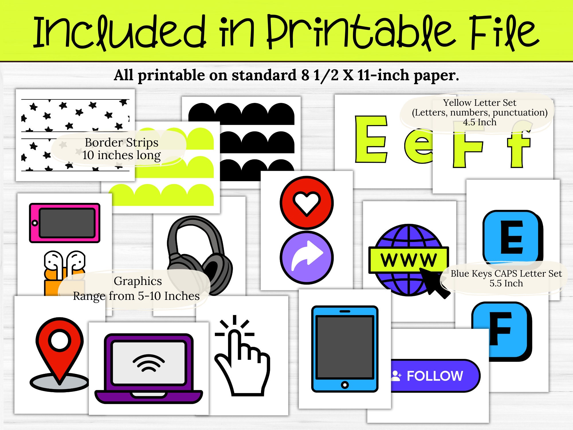 Tech Expectations Bulletin Board Kit | Digital Citizenship (digital ...