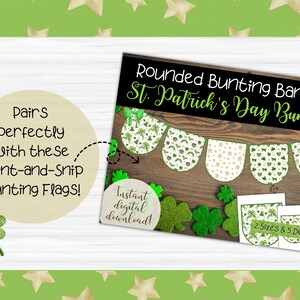 Printable St. Patrick's Day Bulletin Board Set for Teachers, Green 5 ...