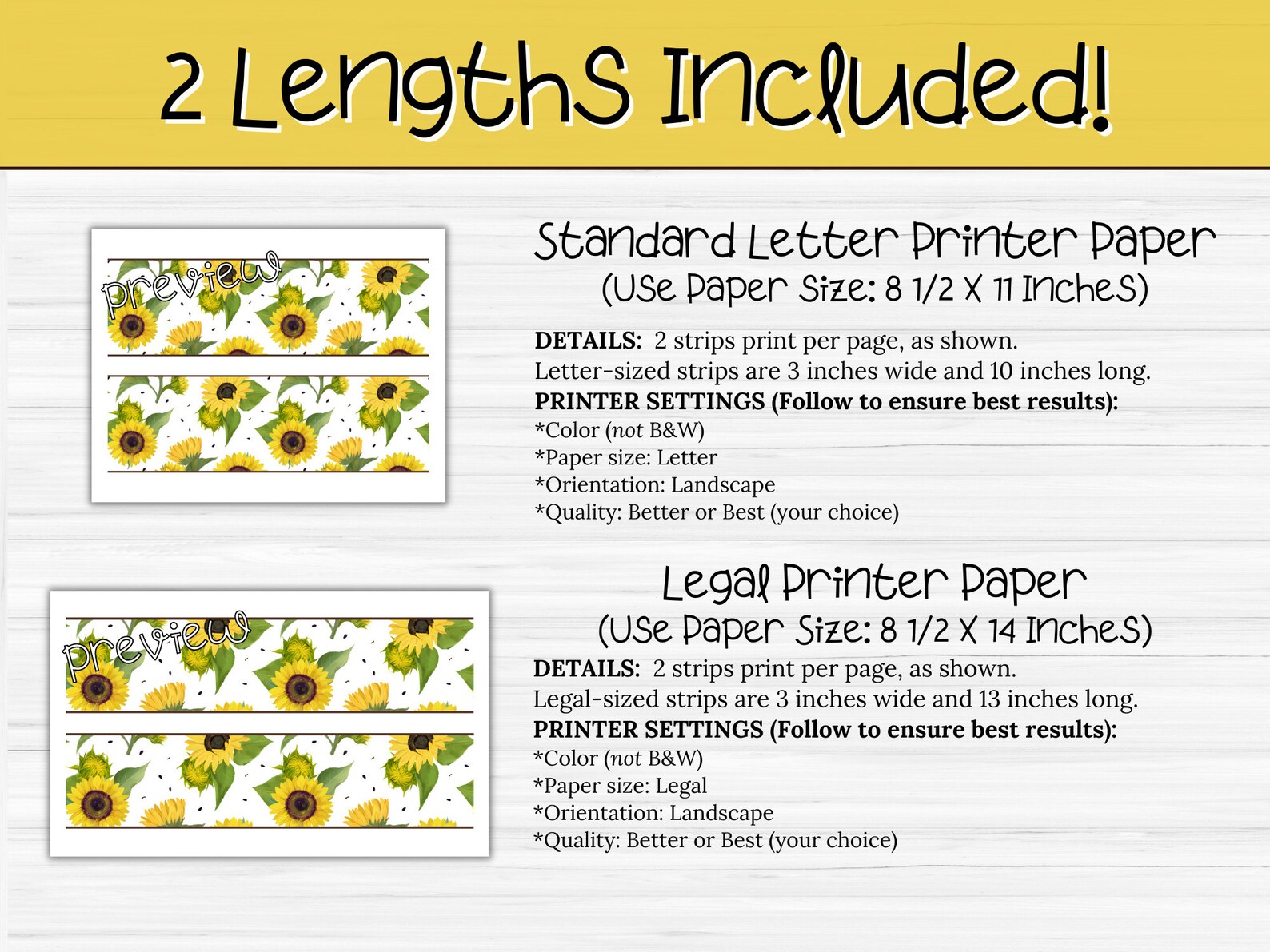Sunflowers Bulletin Board Border Printable Classroom Board - Etsy
